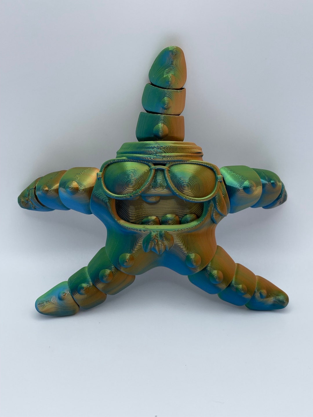 Starfish 3D Printed Toy 3D Printed Toy Fidget Toy Stress Toy Desk Toy ...