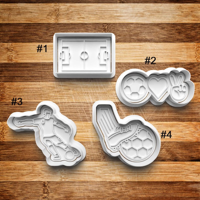 Soccer Player Cookie Cutter - Etsy