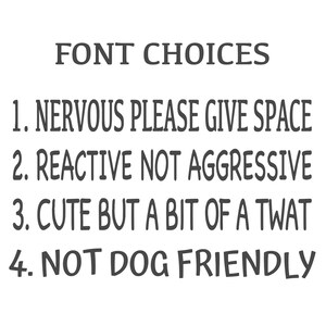 Custom Dog Lead Sleeve. Ideal for Dogs That Are Anxious, Nervous ...