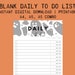 Blank Halloween to Do List Printable, Printable Halloween Checklist ...