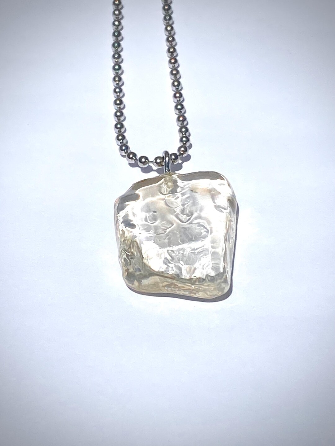 Champagne Rock With Chain Pendant - Etsy