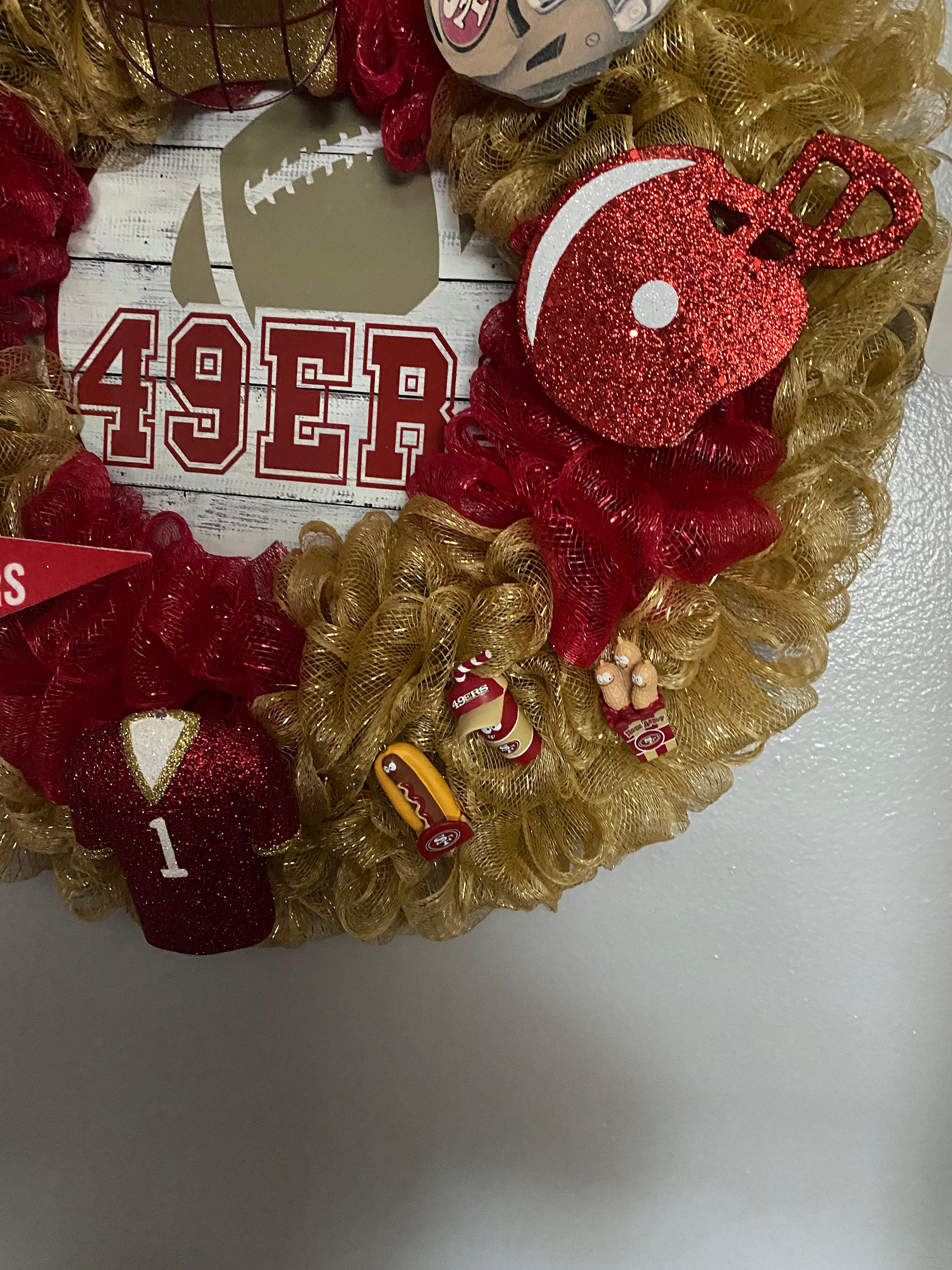 49ers Wreath - Etsy