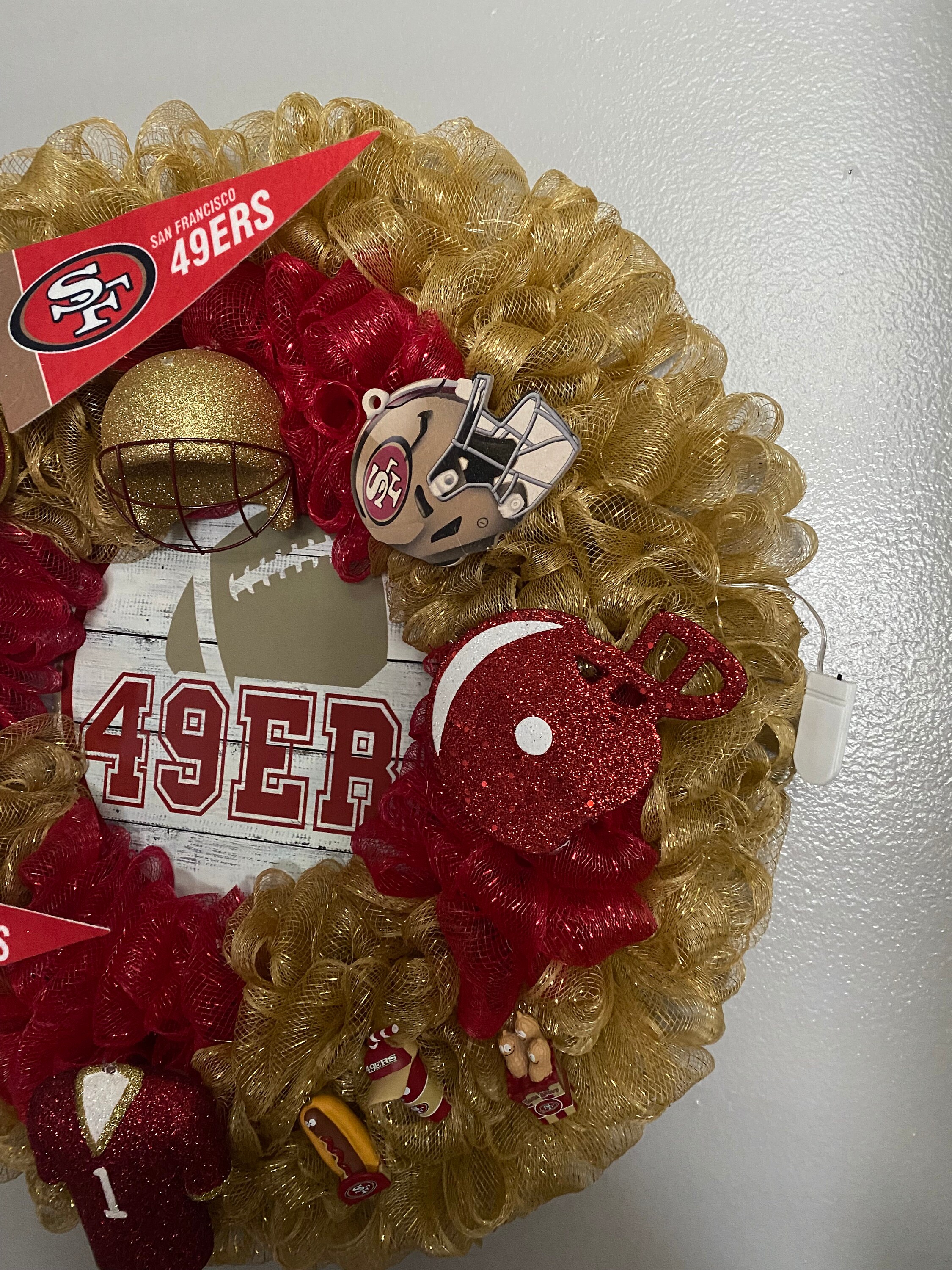 49ers Wreath - Etsy