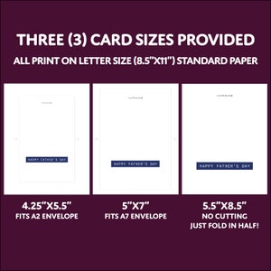 Happy Father's Day Card, Modern, Minimalist, Classic Blue, Father's Day ...