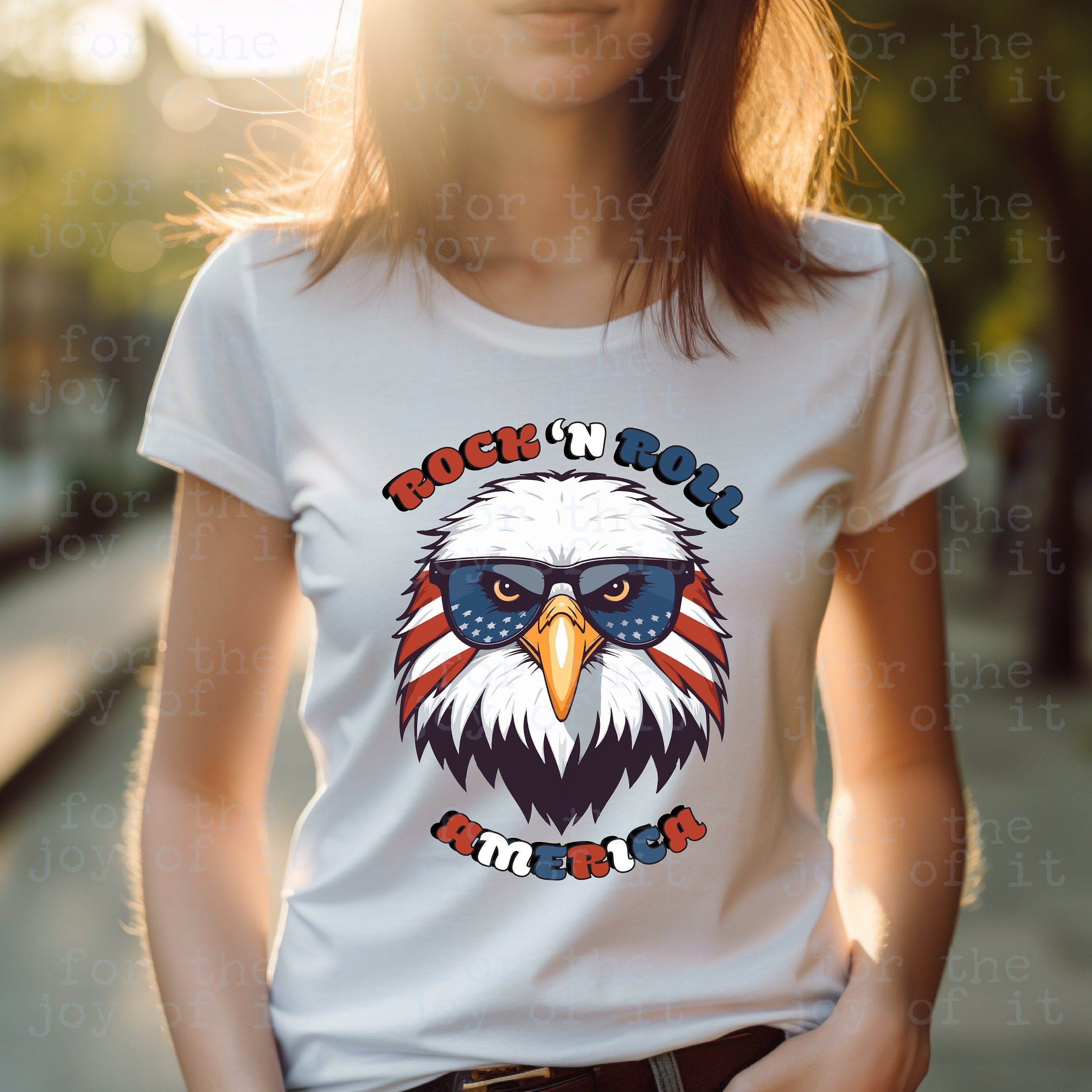 Rock 'N Roll America PNG, 4th of July, Fourth of July, Eagle ...