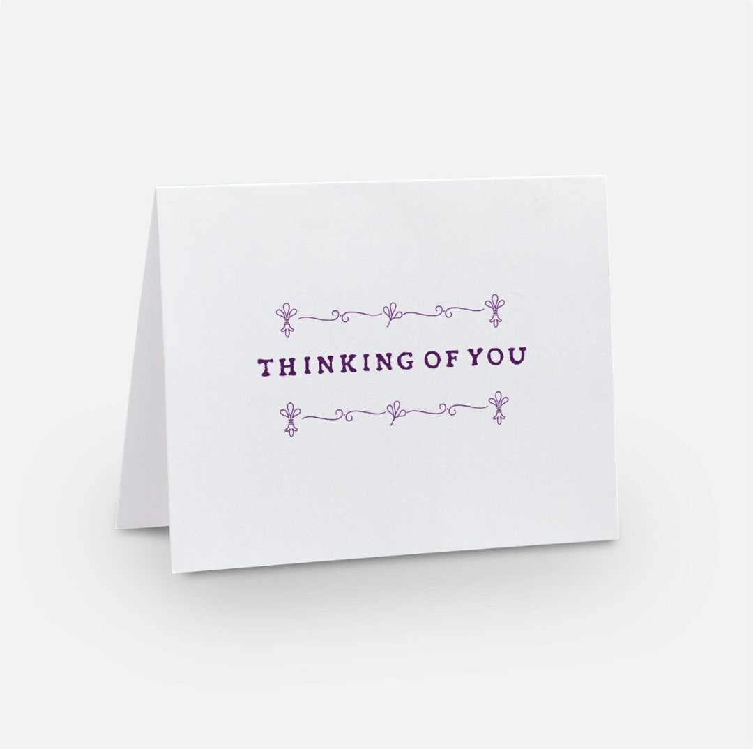 Thinking of You DIGITAL DOWNLOAD PRINTABLE Pretty Delicate Thinking of ...