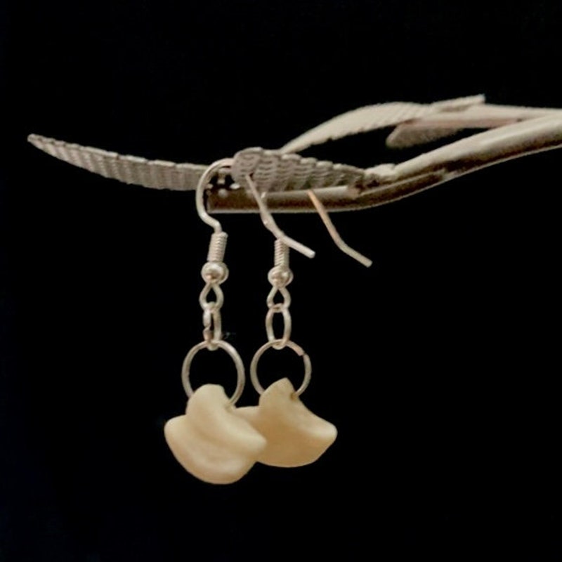 Bone Earrings - Etsy