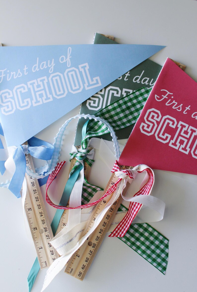 Back to School Pennant Flags - Etsy