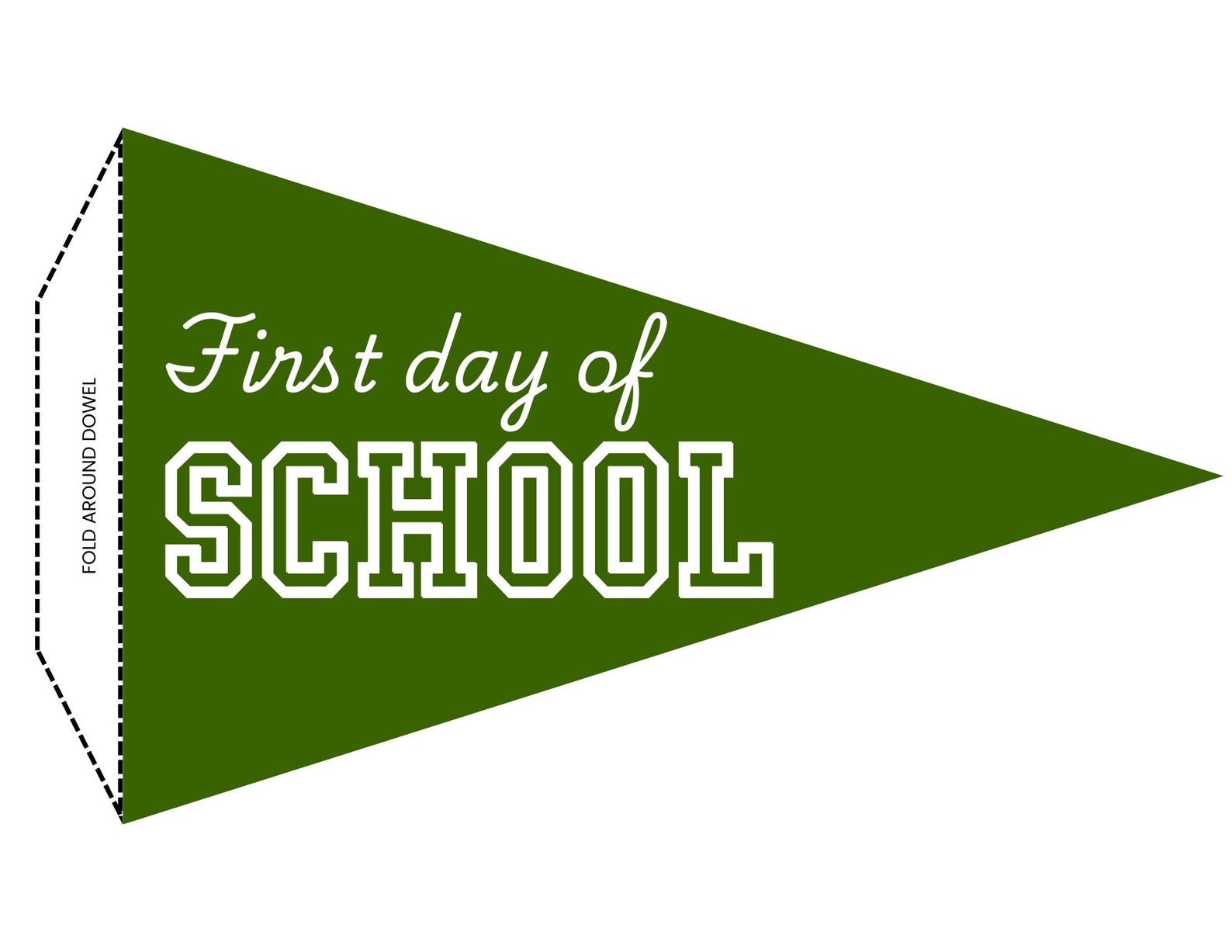 Back to School Pennant Flags - Etsy