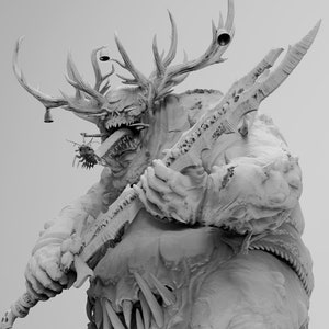 Grand Chun'gus, Chaos Champion, DND or Pathfinder, 8K Resin Based ...