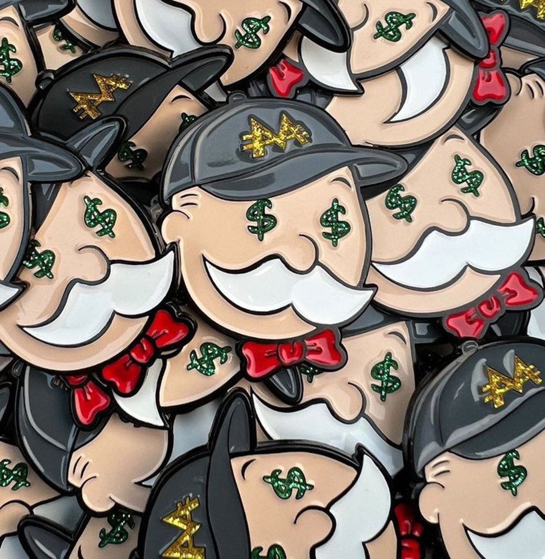 Monopoly Guy Fitted Pin 1.5” Soft Enamel - Etsy