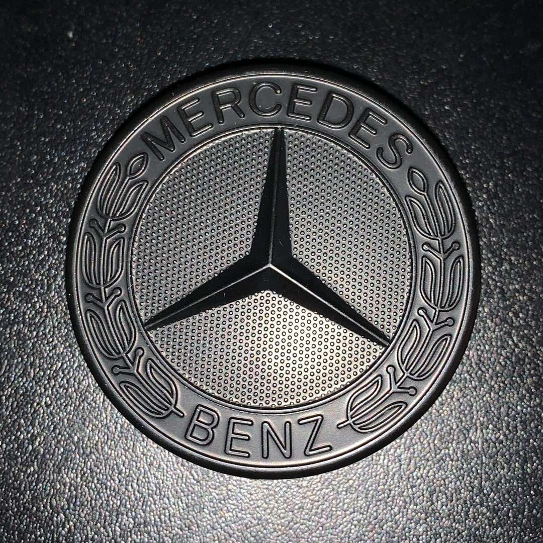 Mercedes Benz Hood Emblem Black - Etsy