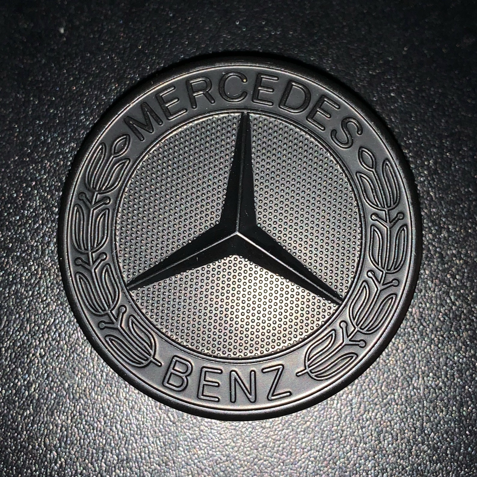 Mercedes Benz Hood Emblem Black - Etsy