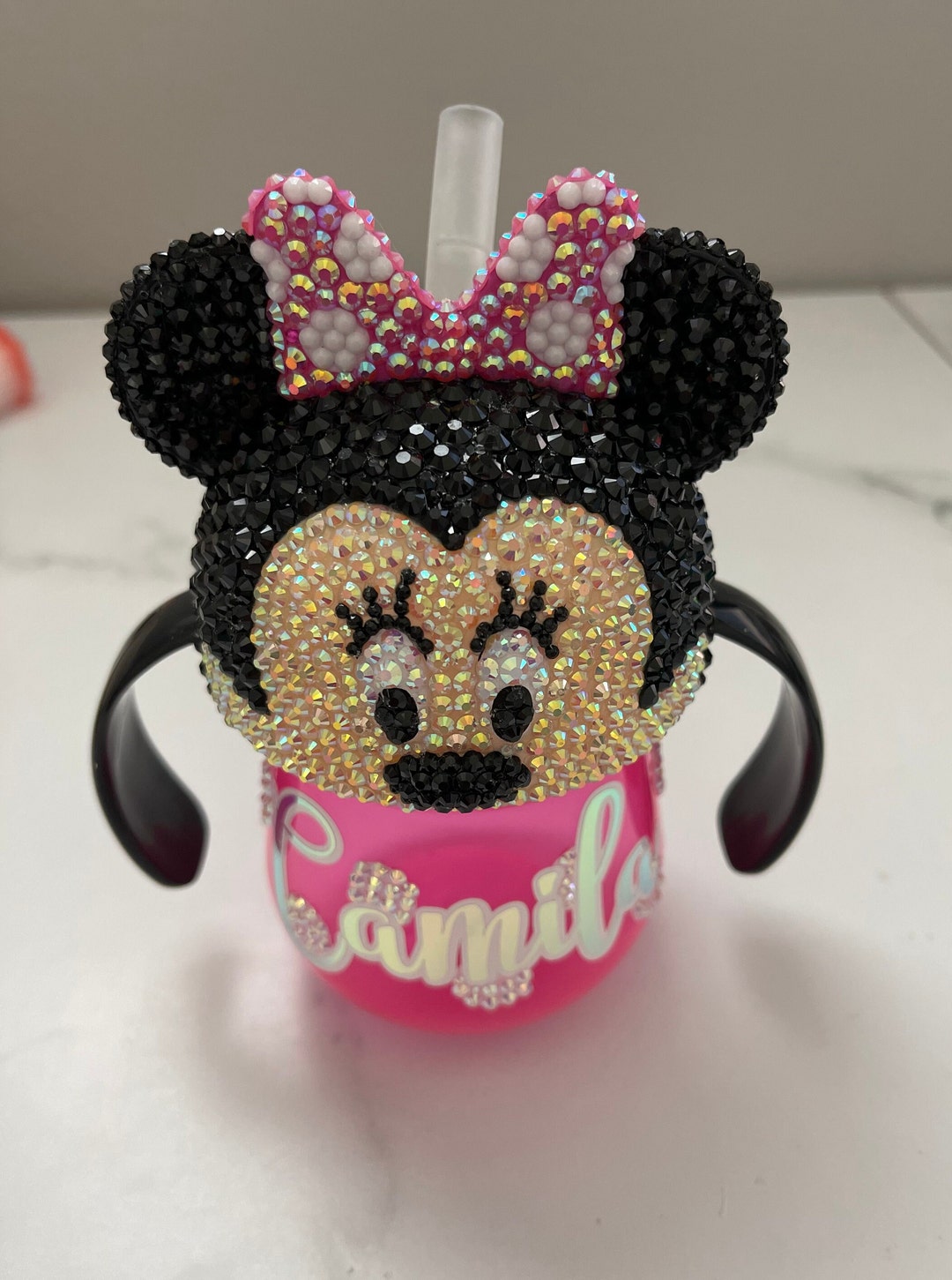 Minnie Bling Sippy Cup - Etsy