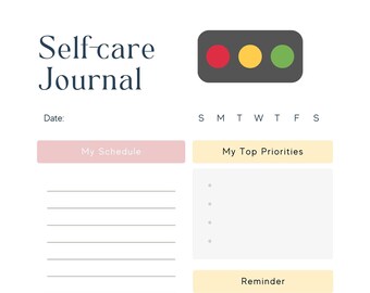 Self Care Digital Journal/planner - Etsy