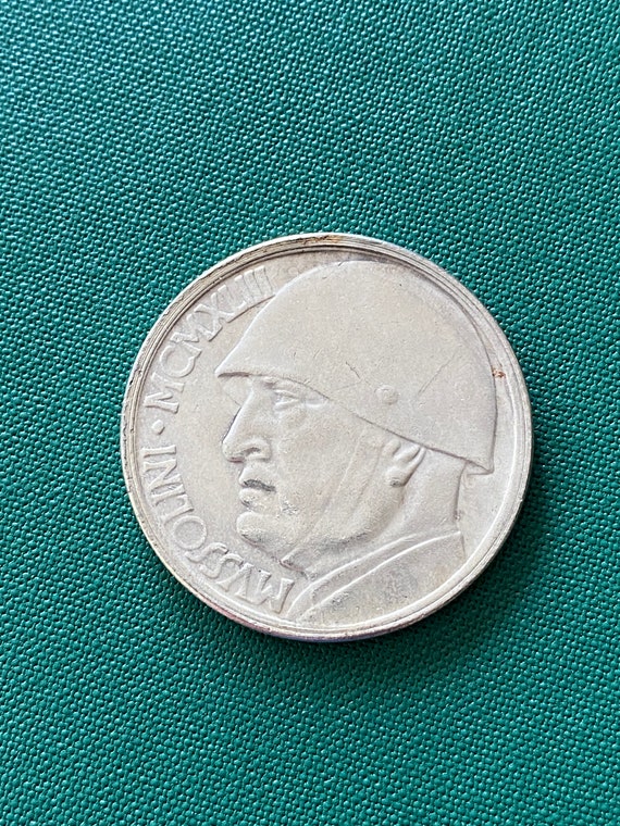 Italy 1943 20 Lire Duce Benito Mussolini Fantasy Coin Minted - Etsy