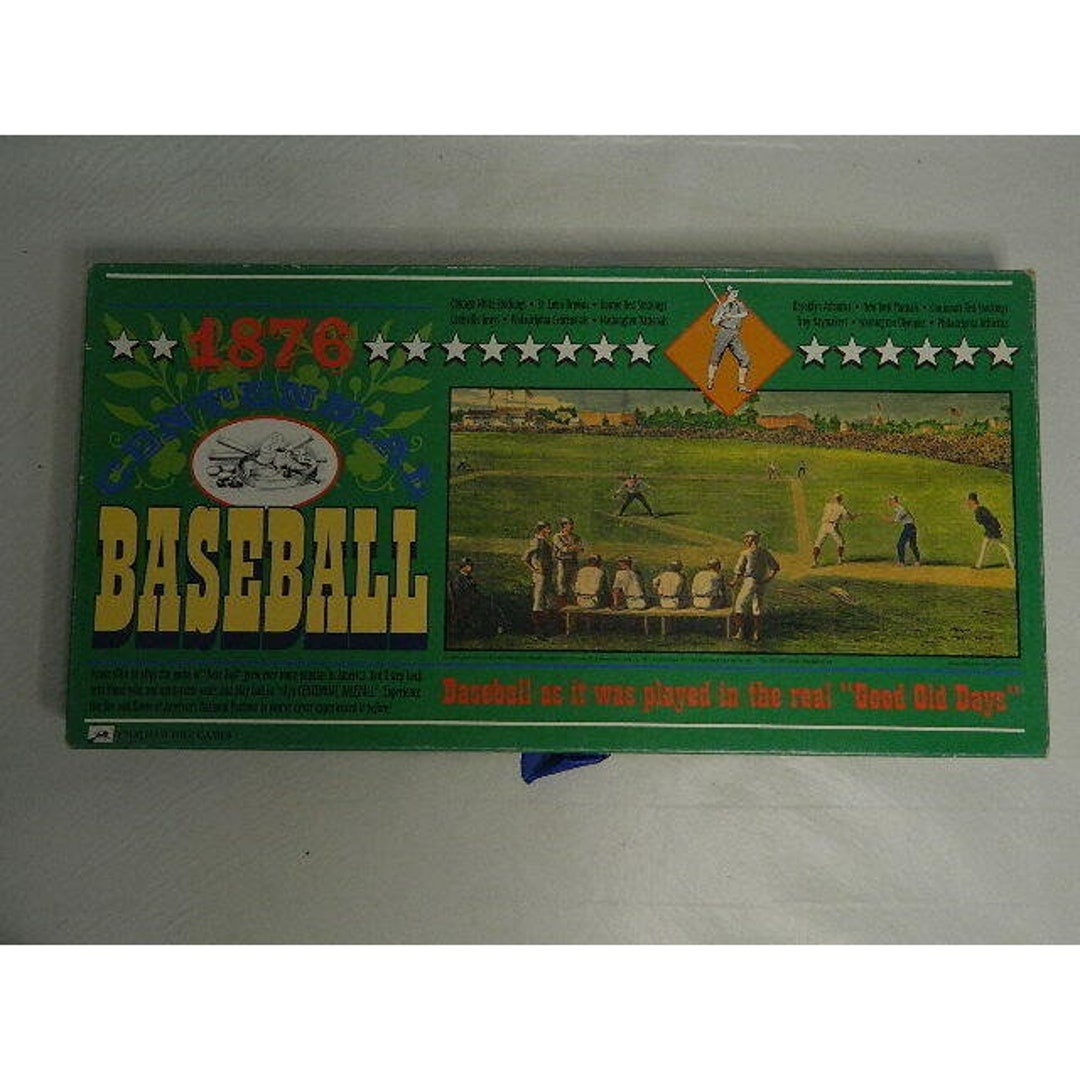 1876 Baseball Board Game Chatham Hill Games - Etsy