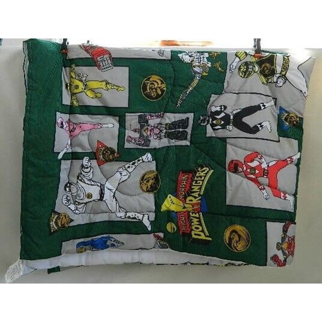 Vintage 1995 Mighty Morphin Power Rangers Twin Bed Comforter Blanket 60 ...