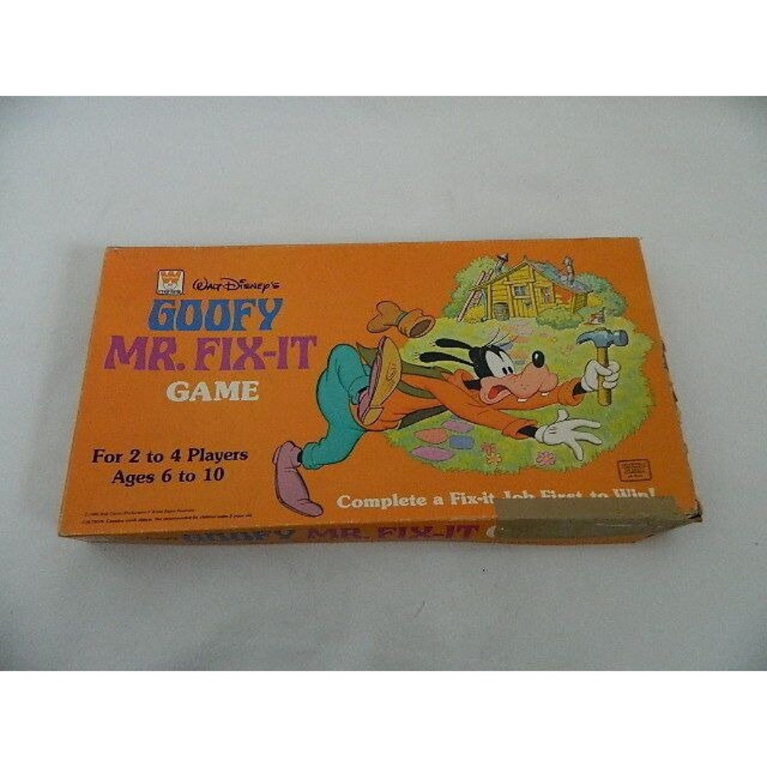 1980 Walt Disney 's Goofy Mr. Fix-it Game - Etsy