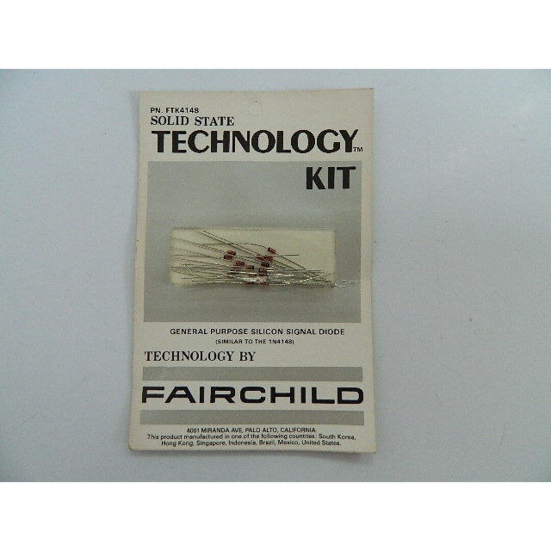 New 1970's Fairchild Kit PN FTK4148 General Purpose Silicon Signal ...