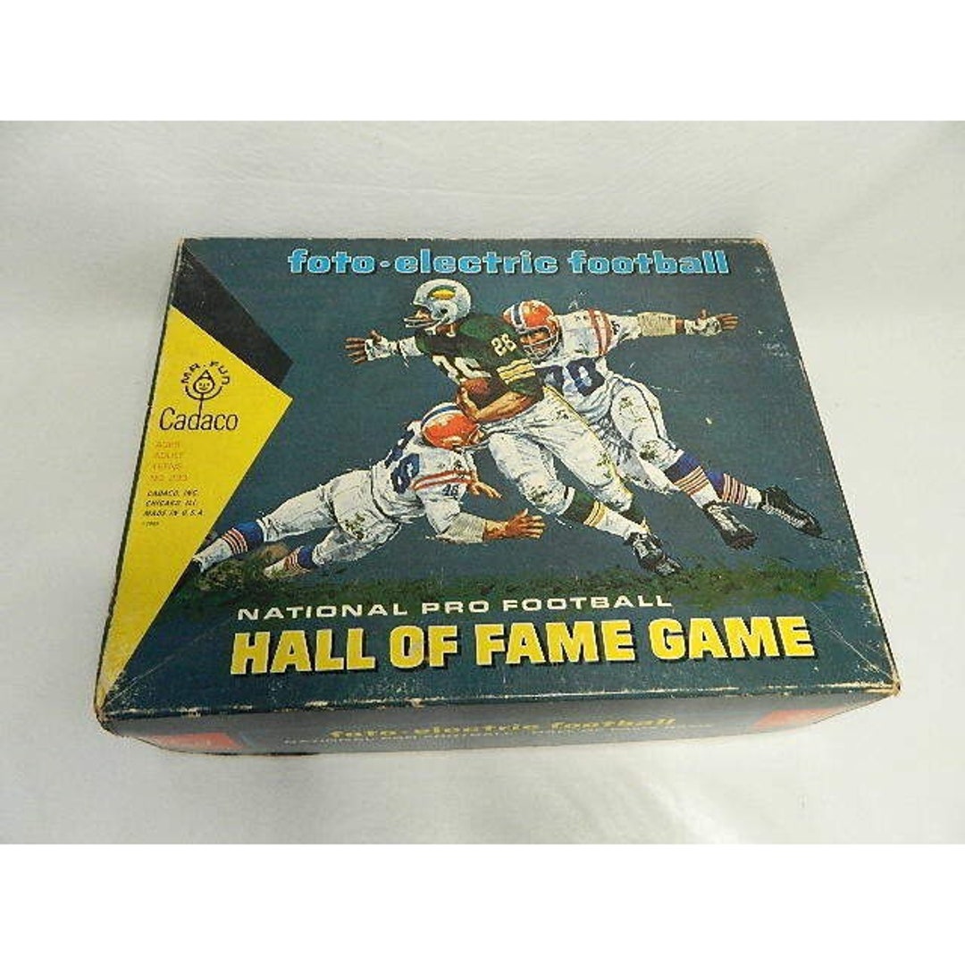 Vintage 1965 Cadaco Foto-electric National Pro Football Hall of Fame ...