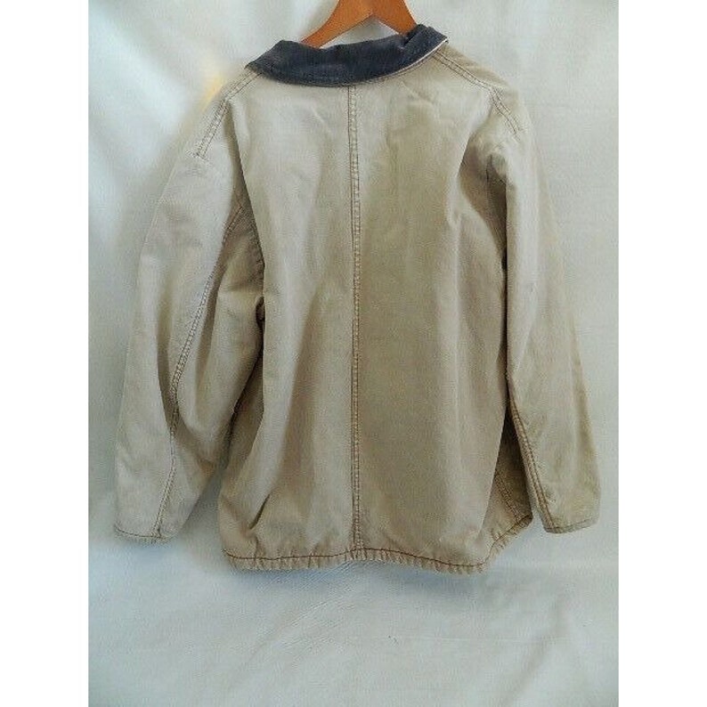 Vintage 1960's Dickies Blanket Lined Beige Tan Duck Canvas Jacket Size ...