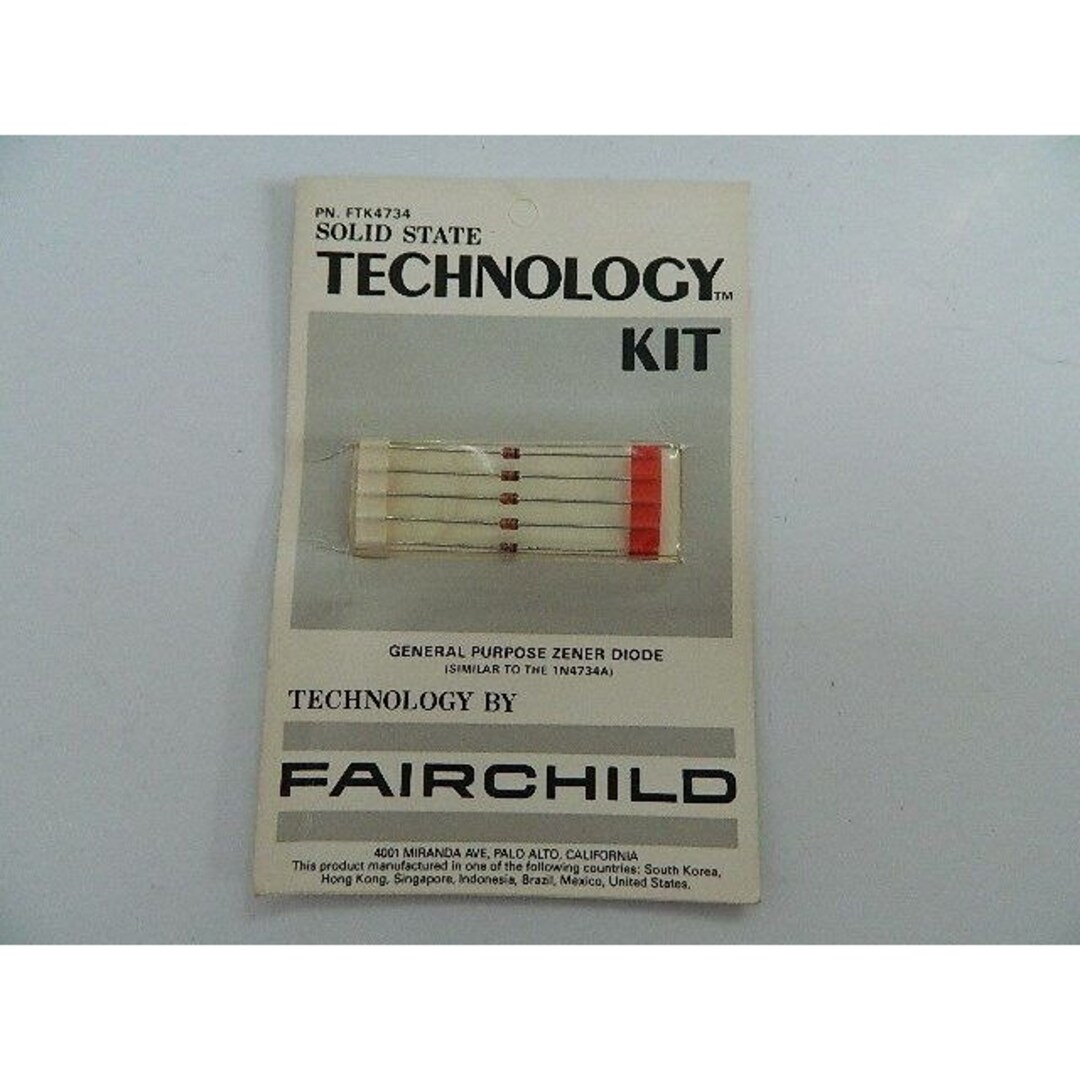 New 1970's Fairchild Kit PN FTK4734 General Purpose Zener Diode - Etsy
