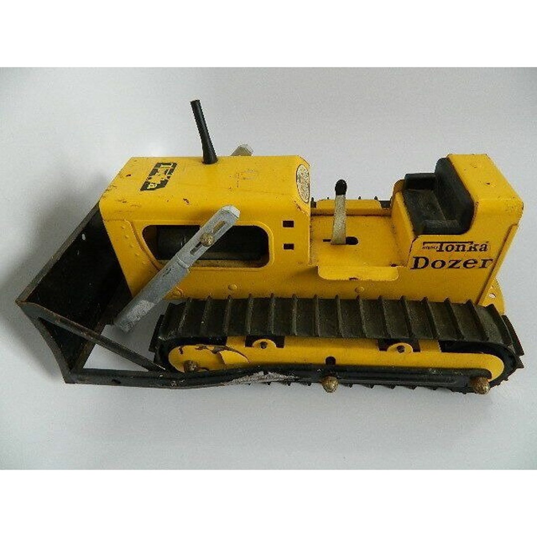 Vintage Mighty Tonka 12 Yellow Dozer Truck - Etsy