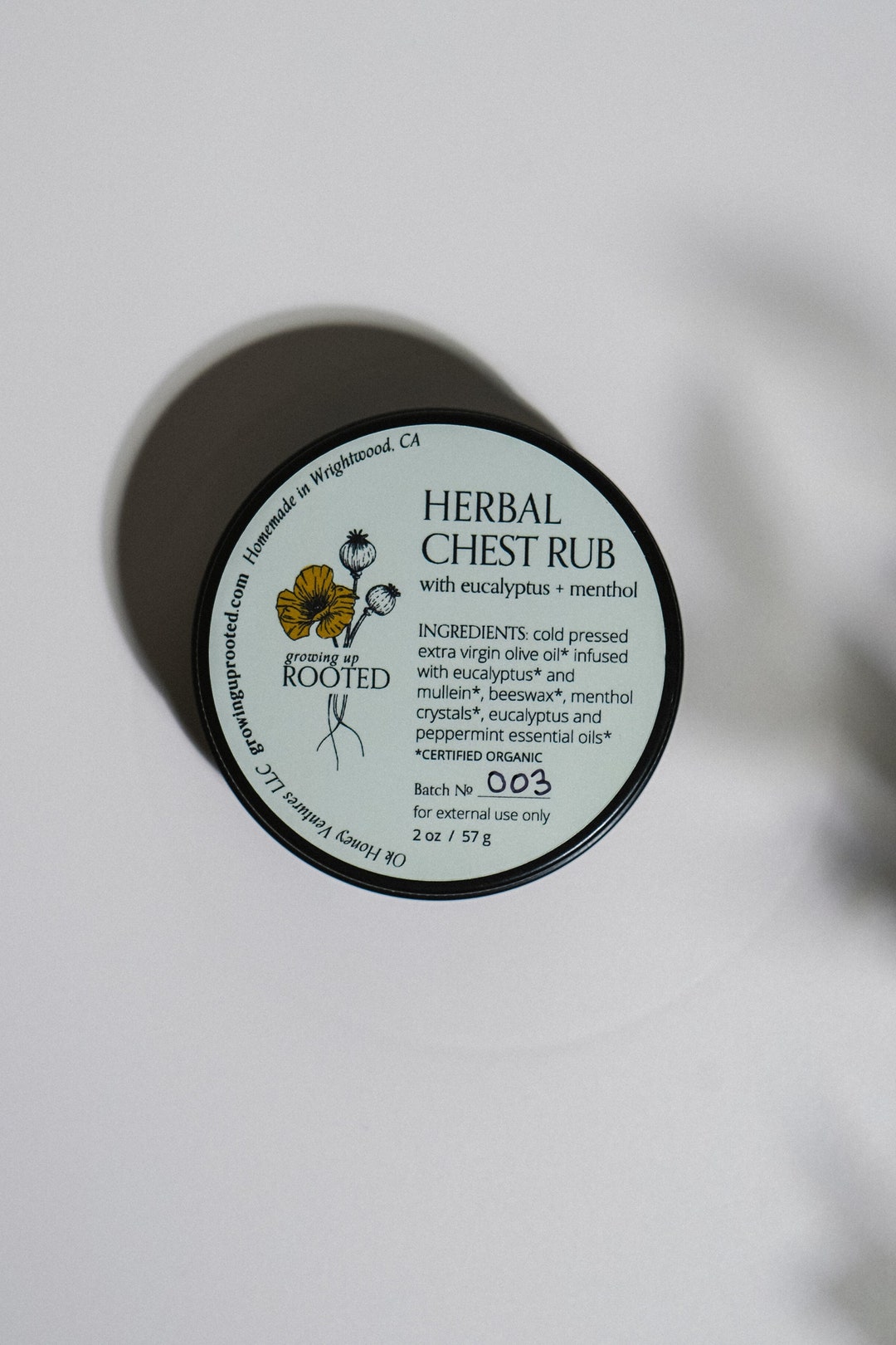 Herbal Chest Rub – All-natural Vapor Rub Alternative, Non-toxic - Etsy