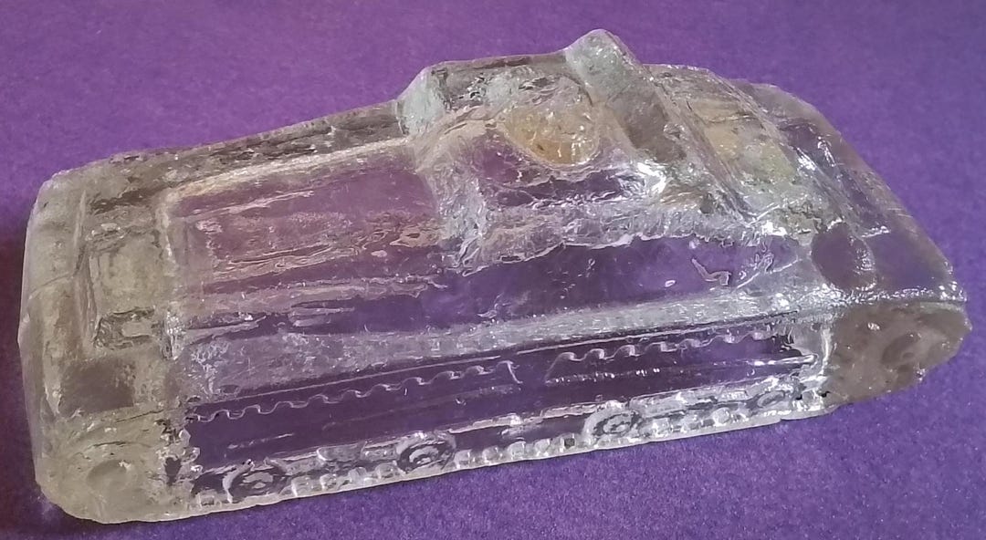1940's Victory Glass Company Tank Candy Container - Etsy