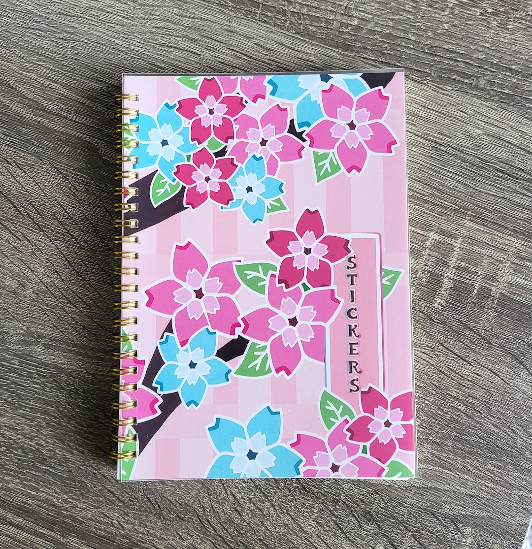 Sakura Reusable Sticker Book—sticker Collecting Journal—colorful ...