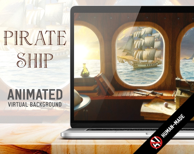 Steampunk Underwater Virtual Background | Fantasy Submarine for ...