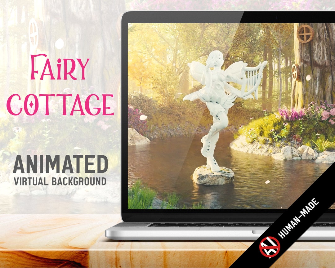 Animated HD Virtual Background | Fairy Cottage Fantasy Looped ...