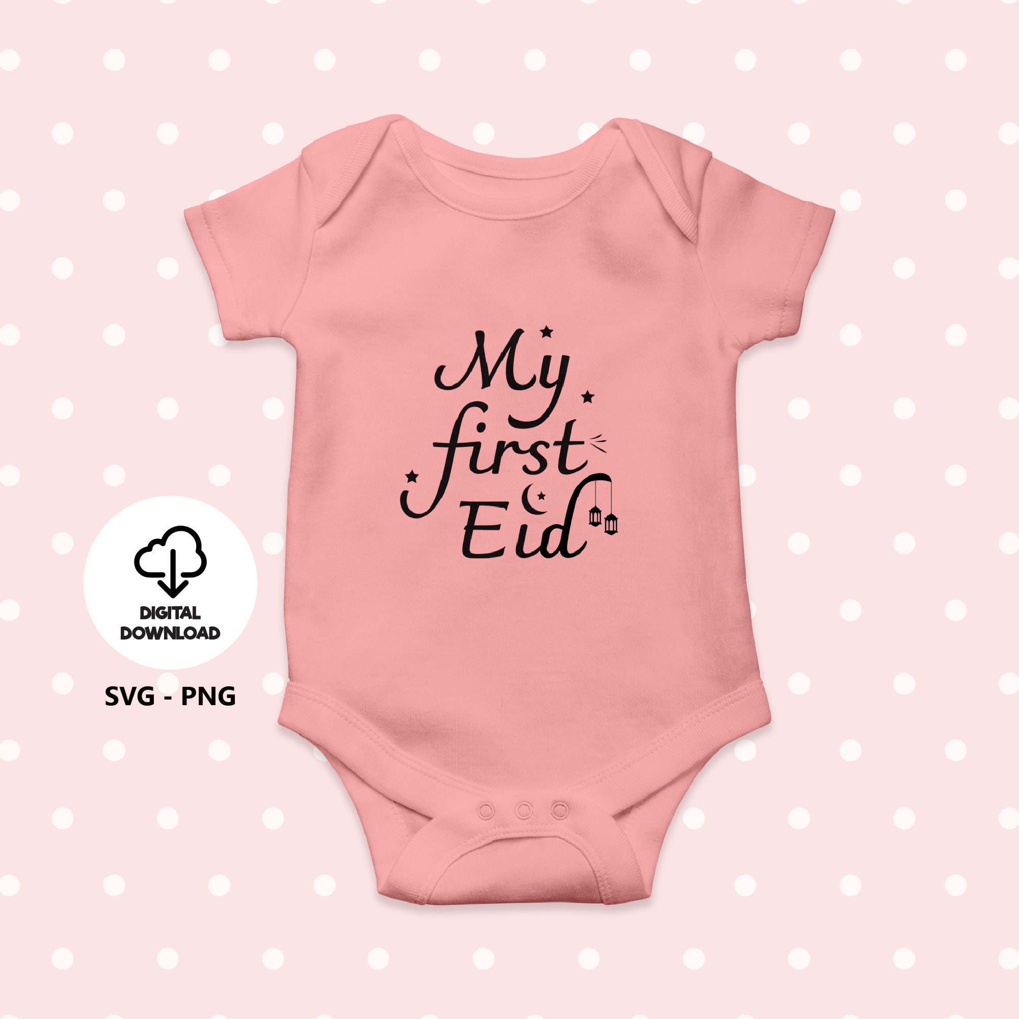 My First Eid SVG , Baby First Eid, Eid SVG and PNG File - Etsy