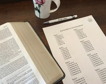 Bible One Year Reading Plan, Read the Whole Bible in a Year, 365 Days in Word, Scripture Quiet ...