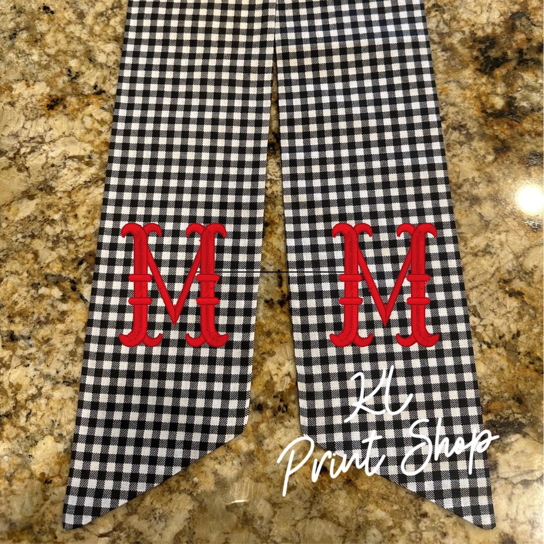 Monogrammed Christmas Sash, Embroidered Sash, Christmas Sash, Sash for ...