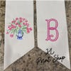 Monogrammed America Wreath Sash, Embroidered Sash, Fourth of July Sash ...