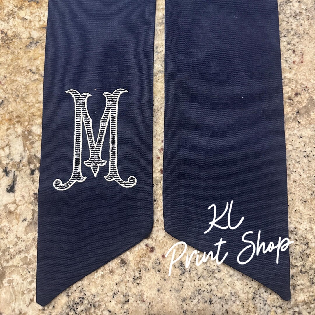 Monogrammed Wreath Sash, Initial Sash, Personalized Sash, Custom Sash ...