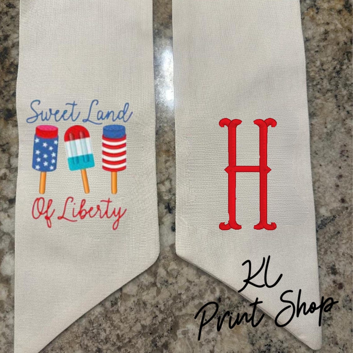 Monogrammed Fourth of July Wreath Sash, Fourth of July Sash, America ...