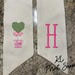 Monogrammed Valentine's Day Wreath Sash, Embroidered Sash, V-day Sash ...