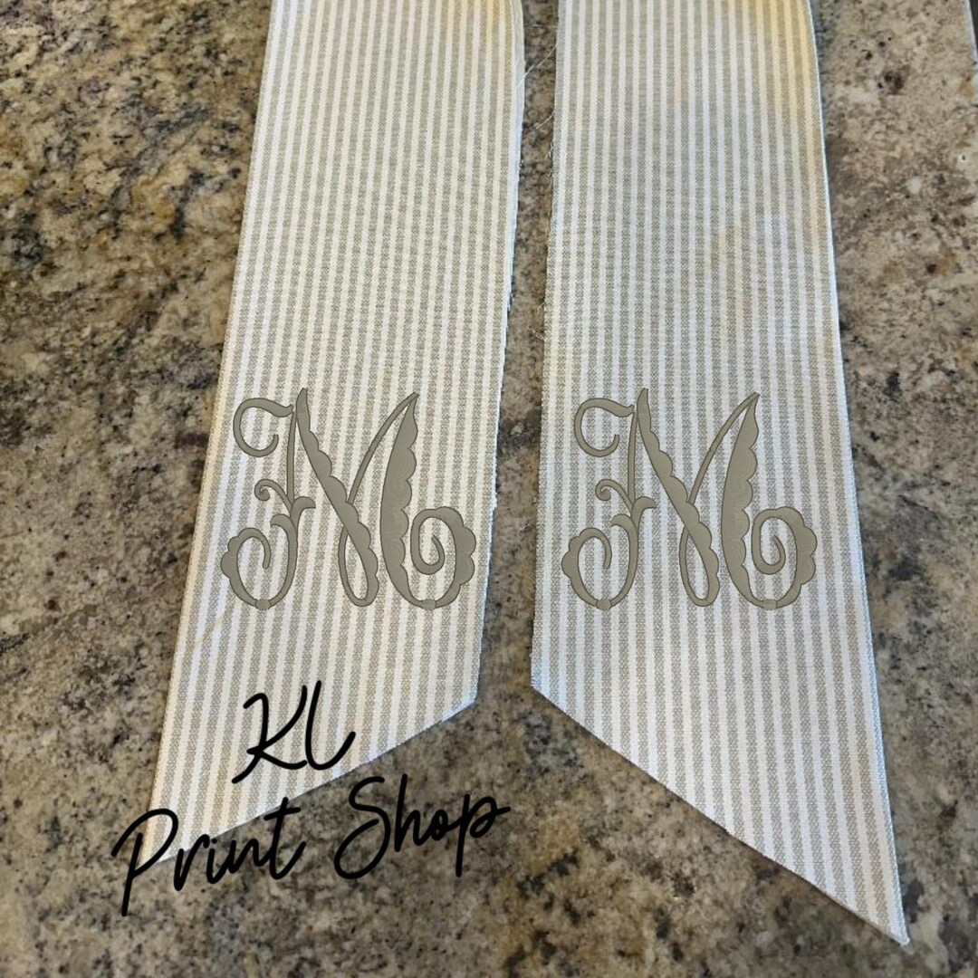 Monogrammed Sash, Embroidered Sash, Blank Sash, Blanks, Personalized ...