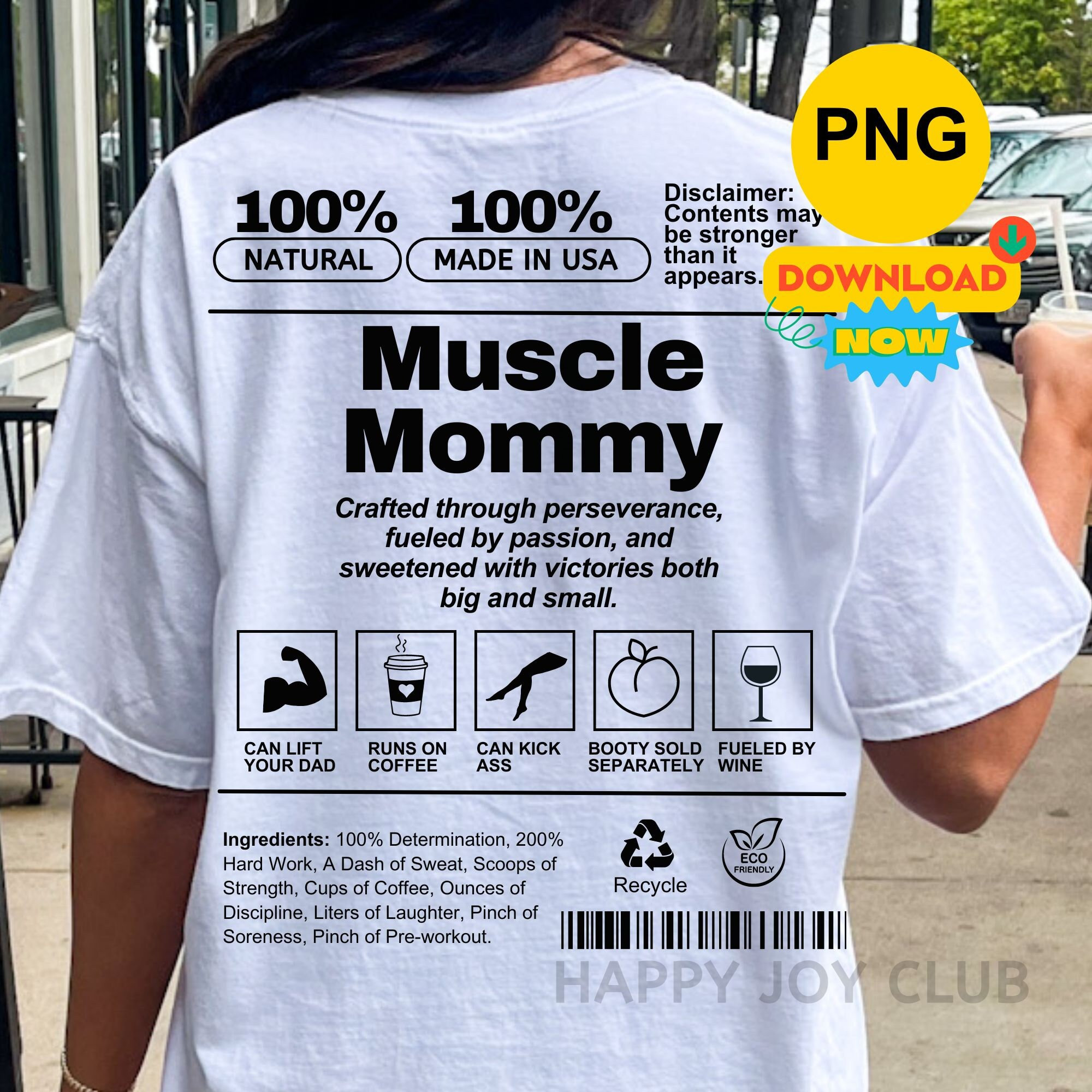 Muscle Mommy Gym Pump Cover Design PNG, Trendy GYM T-shirt, Moms, PNG ...