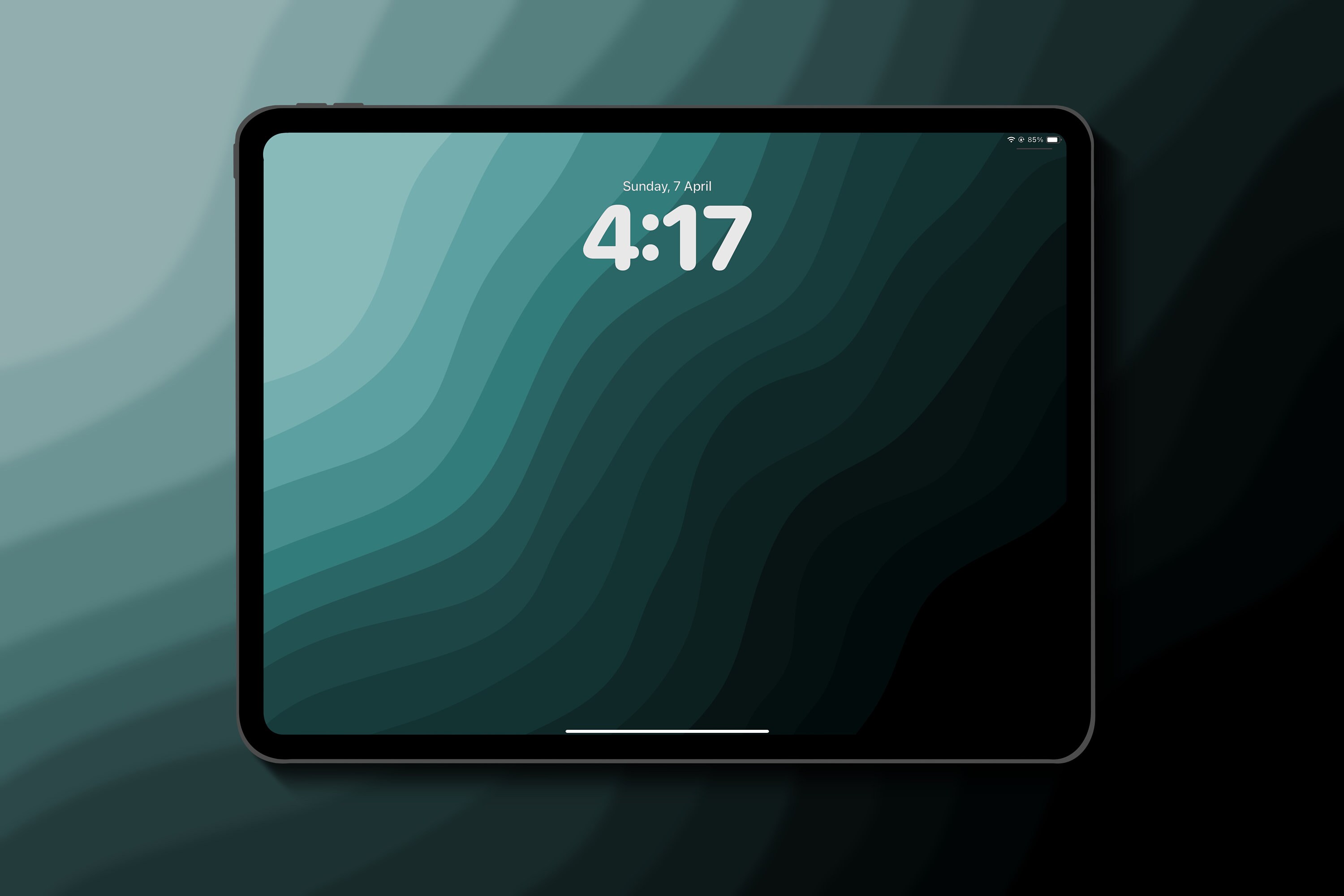 Teal Tides - iPad Wallpaper - Etsy