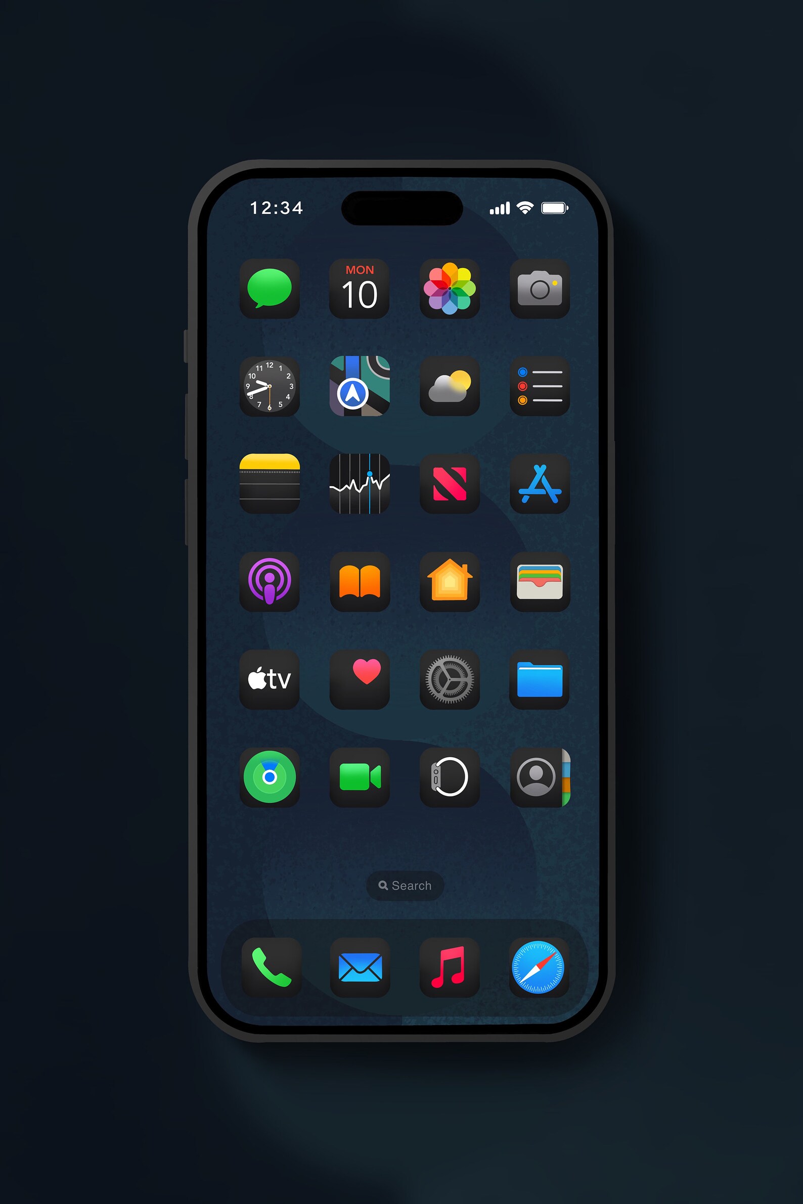 Cyan Spheres - iPhone Wallpaper - Etsy