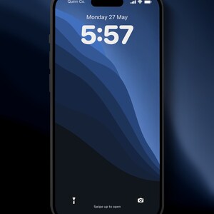 Electric Blue Peaks iPhone Wallpaper - Etsy