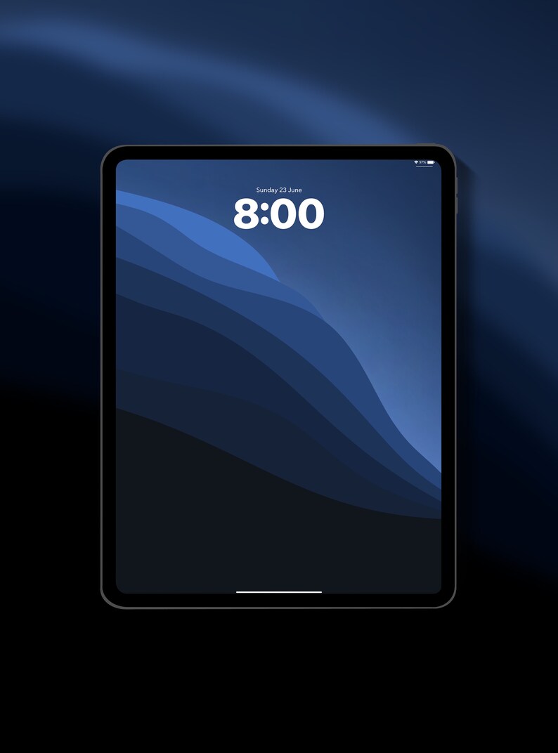 Electric Blue Peaks iPhone and iPad Wallpaper Pack - Etsy