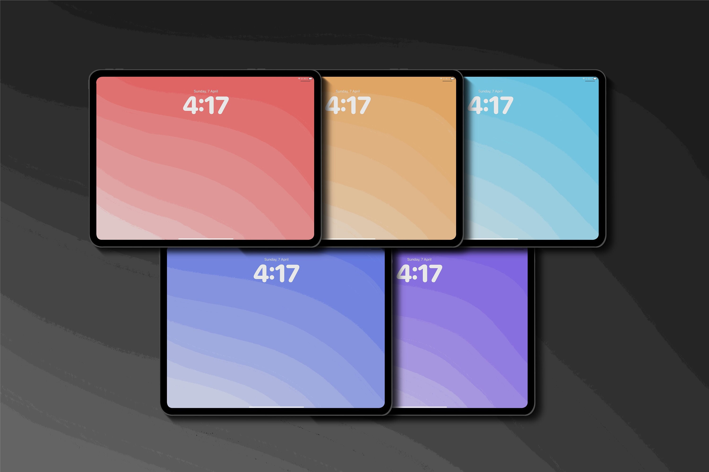 Pastel Ripples Pack iPad Wallpaper Pack - Etsy