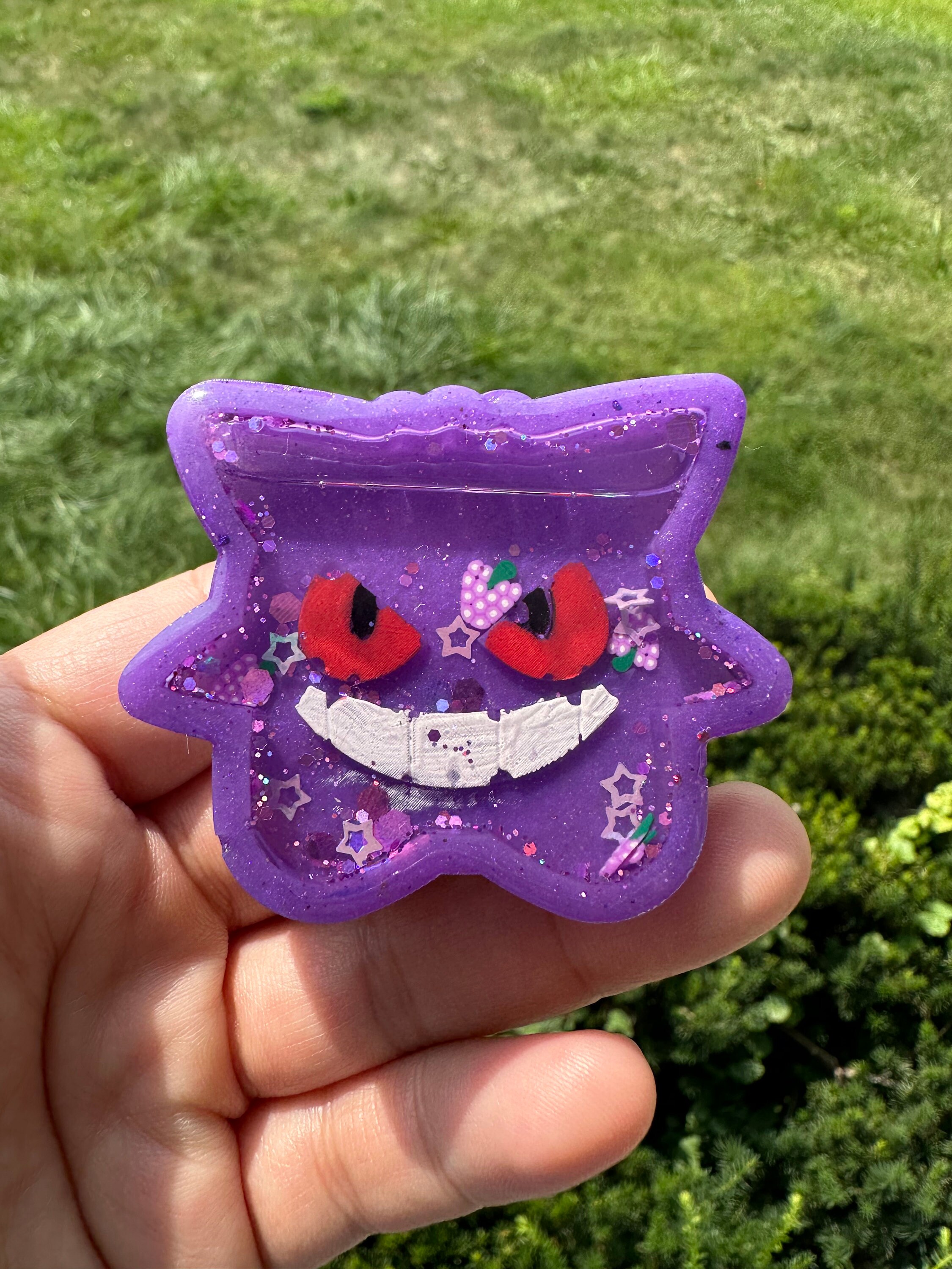 Gengar Shaker Pokémon Phone Pop Socket Grippy Homemade - Etsy
