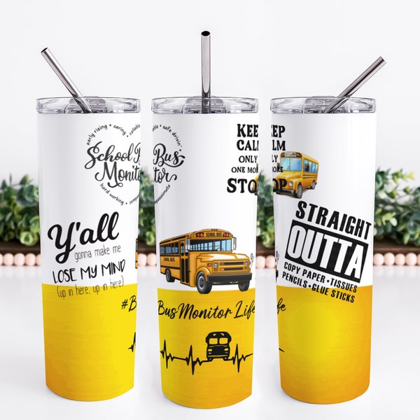 School Bus Monitor Svg - Etsy