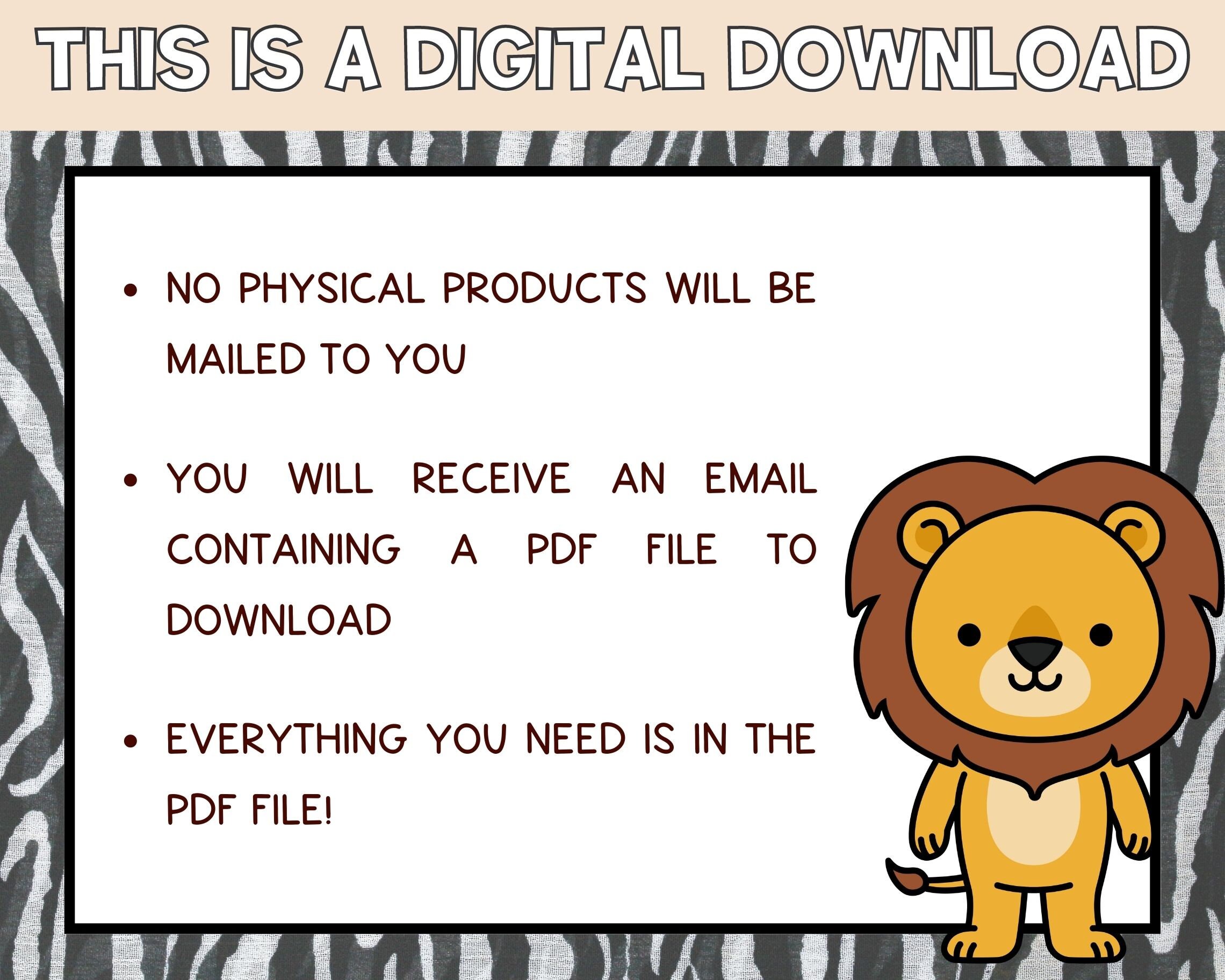 Animal Printable Bingo Game for Kids, Preschool Activity, Classroom ...